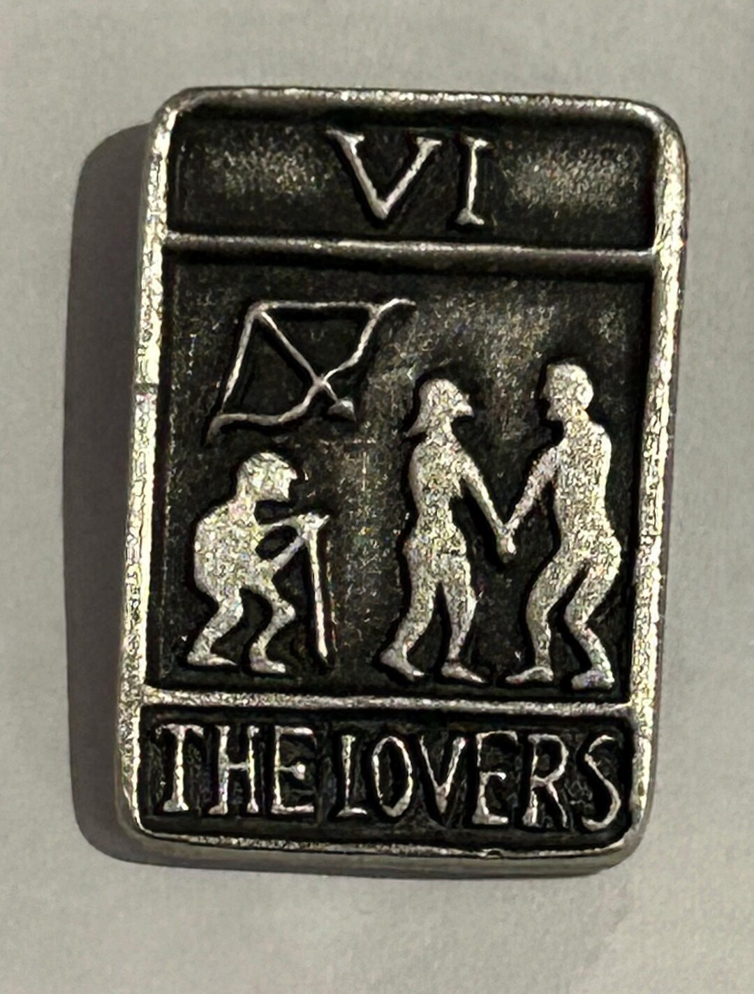 Tarot Card the Fool Silver Pewter Pin Badge - Etsy