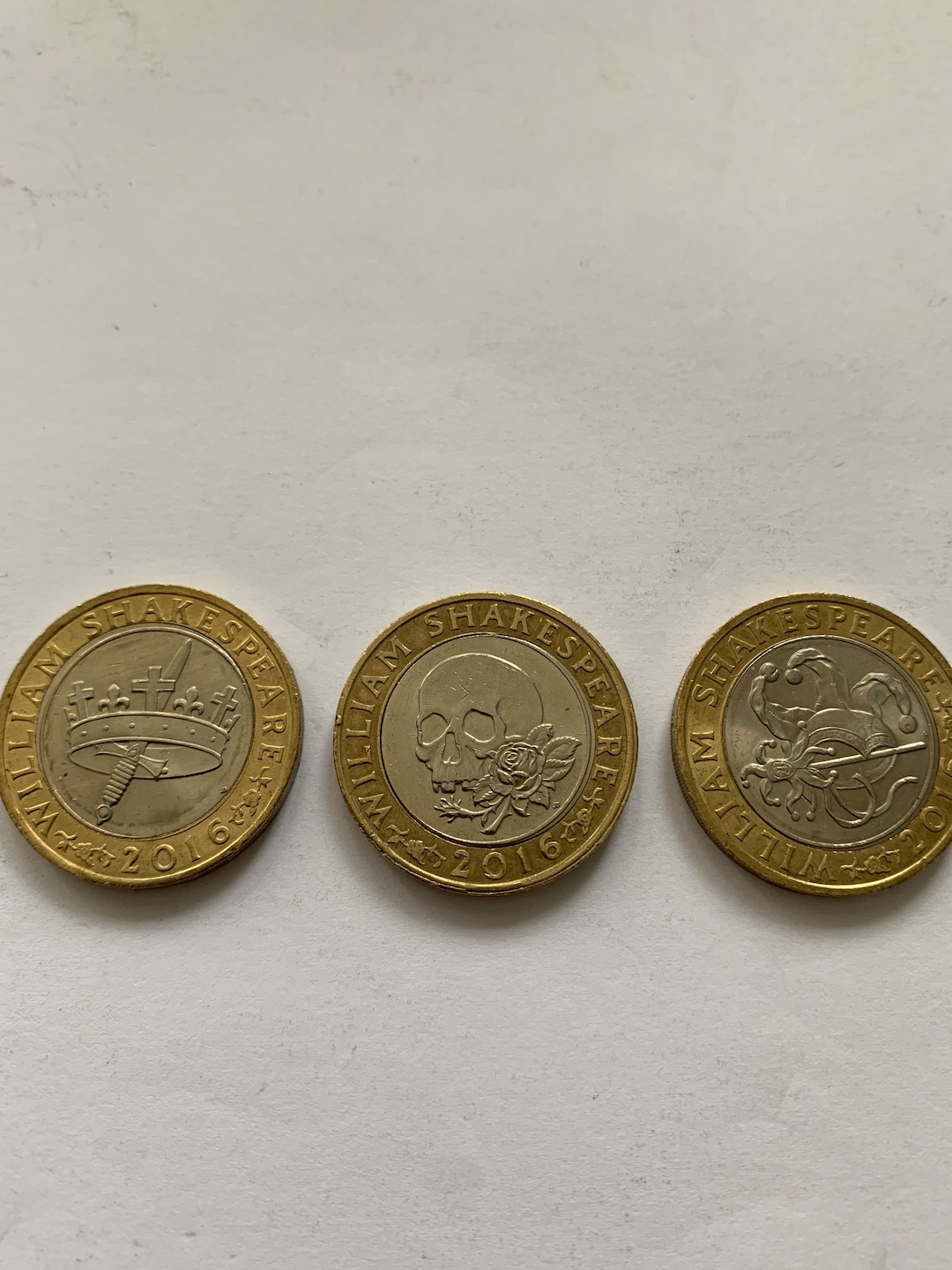 Shakespeare Full Set of Two Pound Coins - Etsy