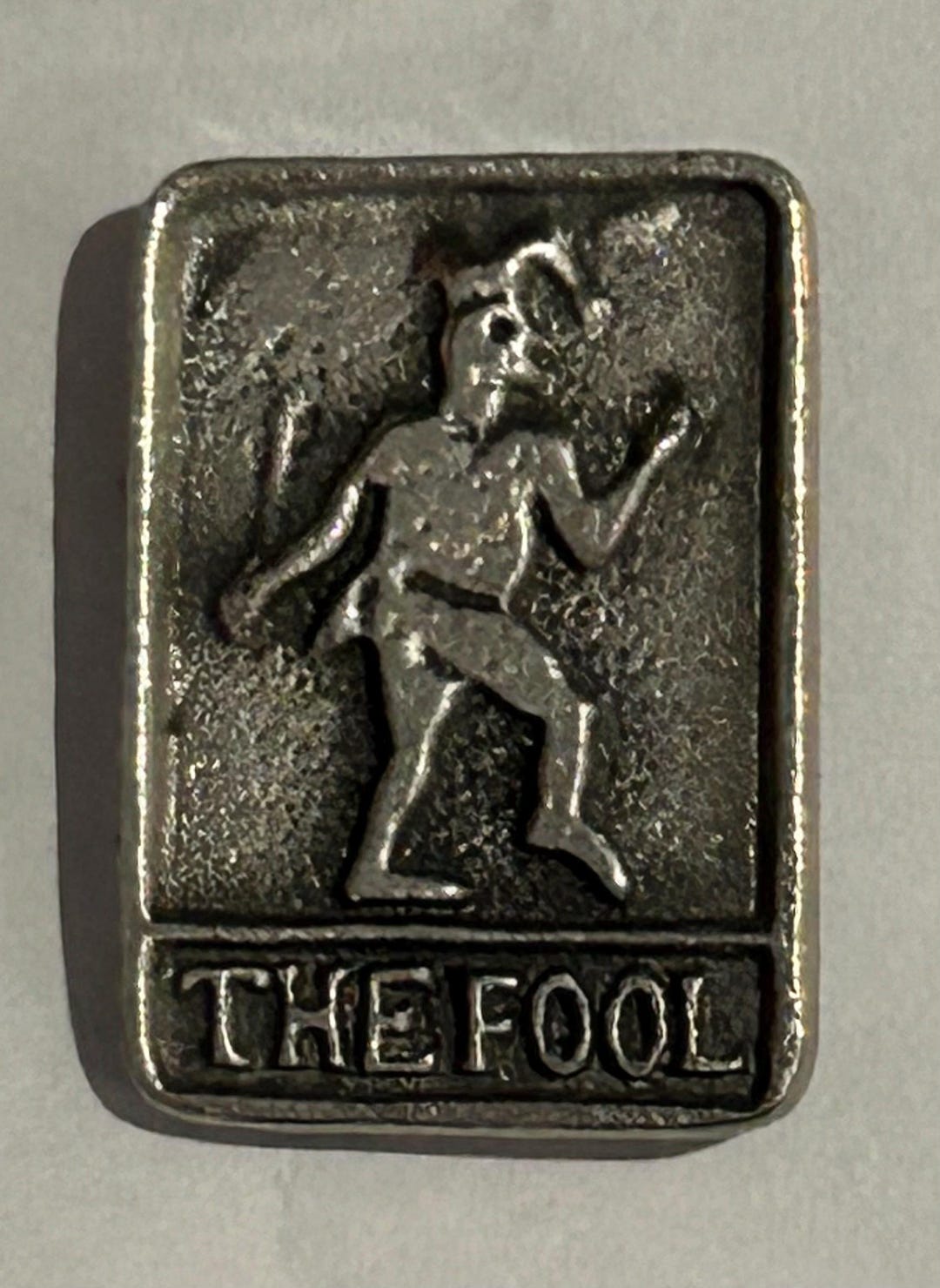 Tarot Card the Fool Silver Pewter Pin Badge - Etsy