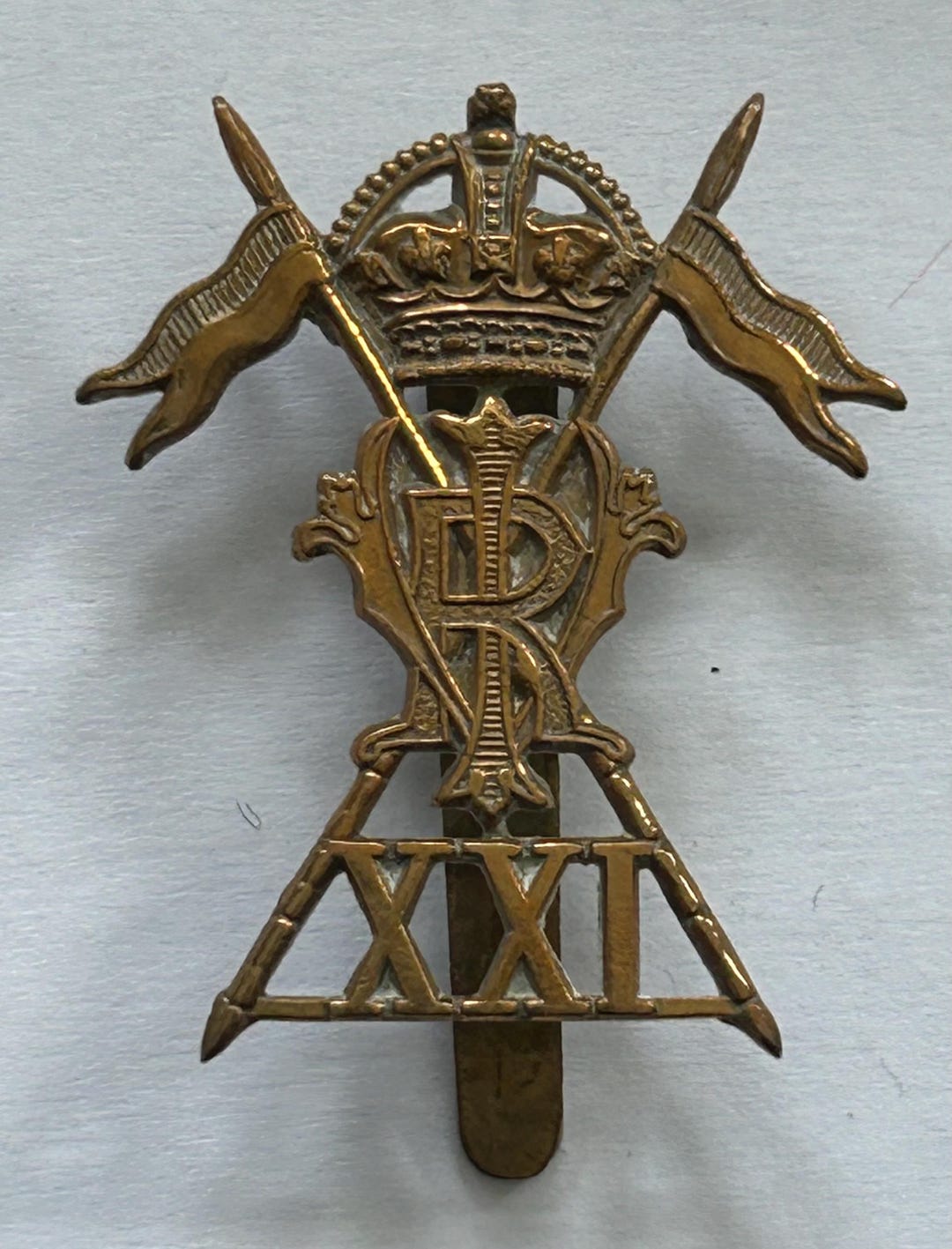 21st Lancers Cap Badge (empress of India's) WW1 Slider Type - Etsy