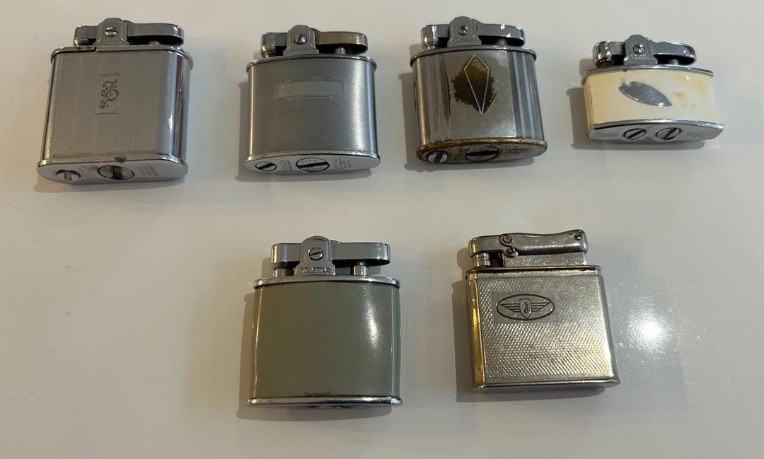 1930-1950 Ronson Rolstar Ibelo Monopol Vintage Lighter Collection ...