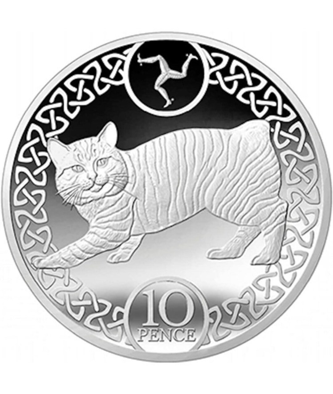 Manx Cat Isle of Man 10p - Etsy
