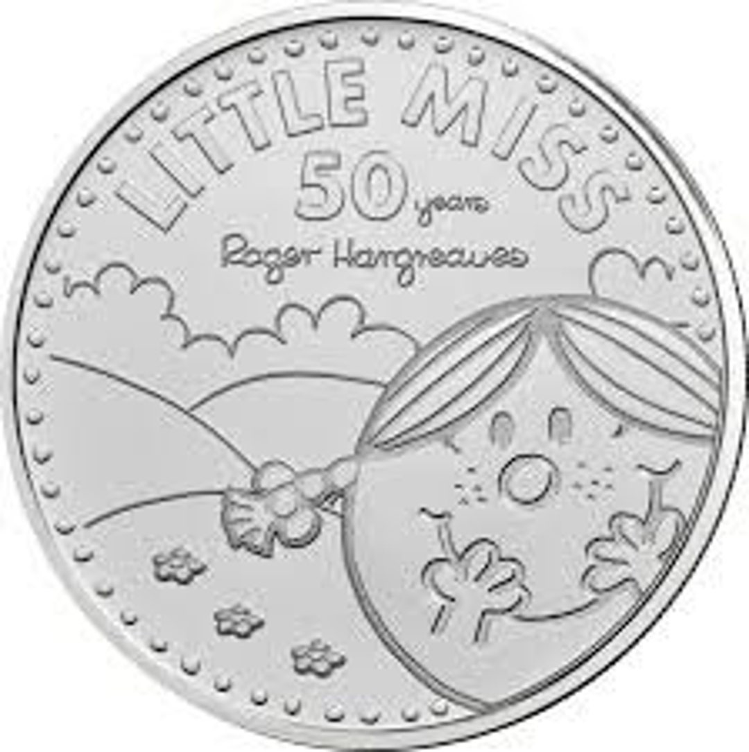 2021 Mr Men Little Miss Sunshine Great Britain Five Pound Coin - Etsy