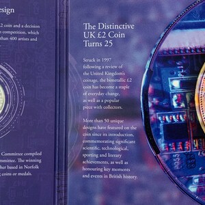 Celebrate 25 Years of the Iconic Two Pound Coin - Etsy