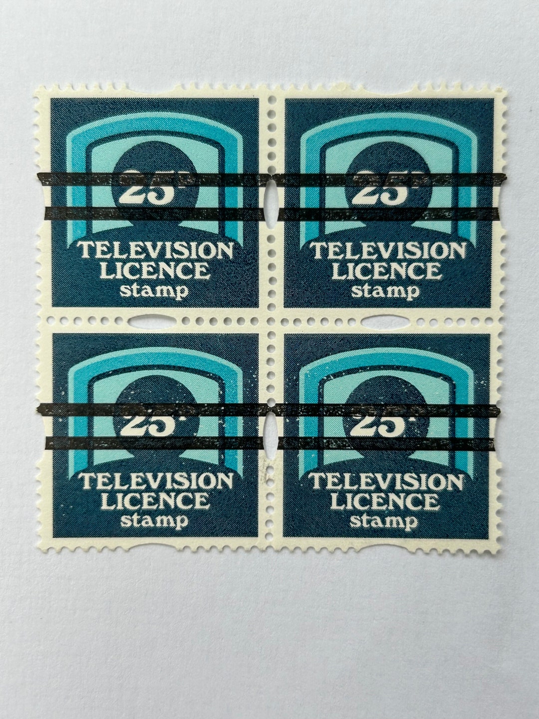 1980 Post Office Training School Training Television Licence Stamp ...