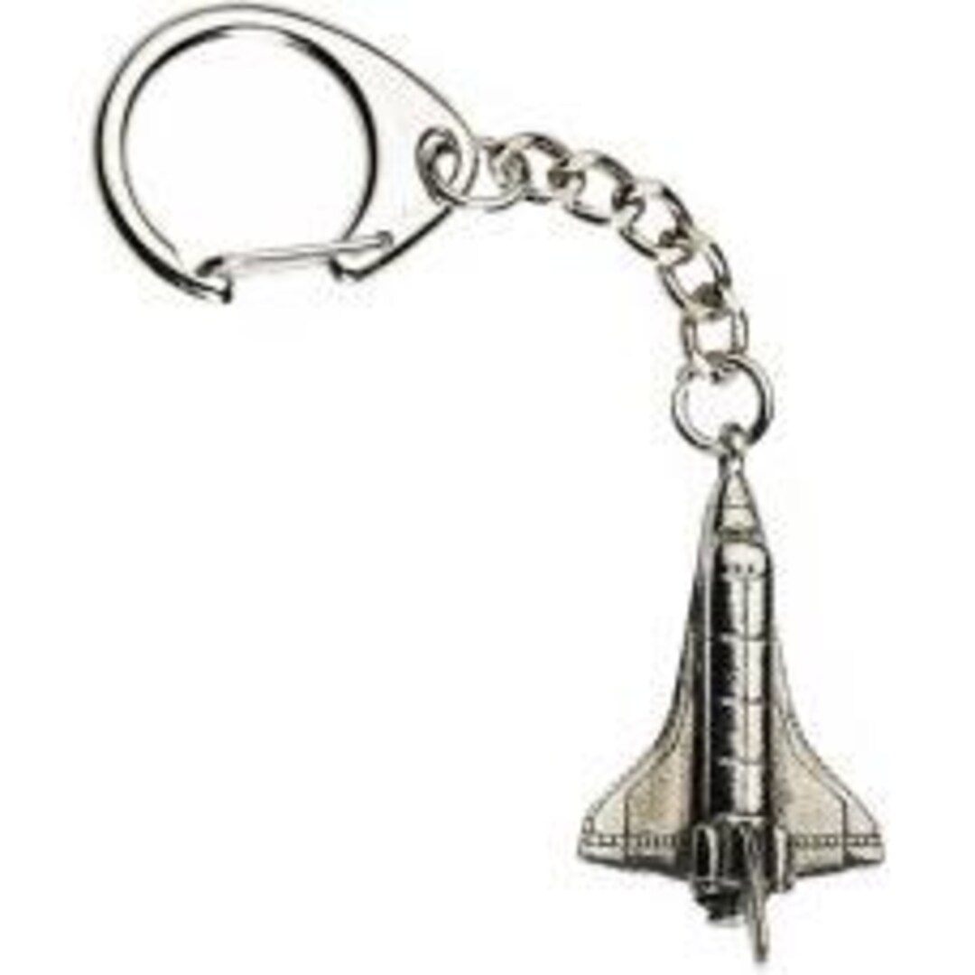 Space Shuttle 3D Model Handcrafted in Solid Pewter Keyring - Etsy