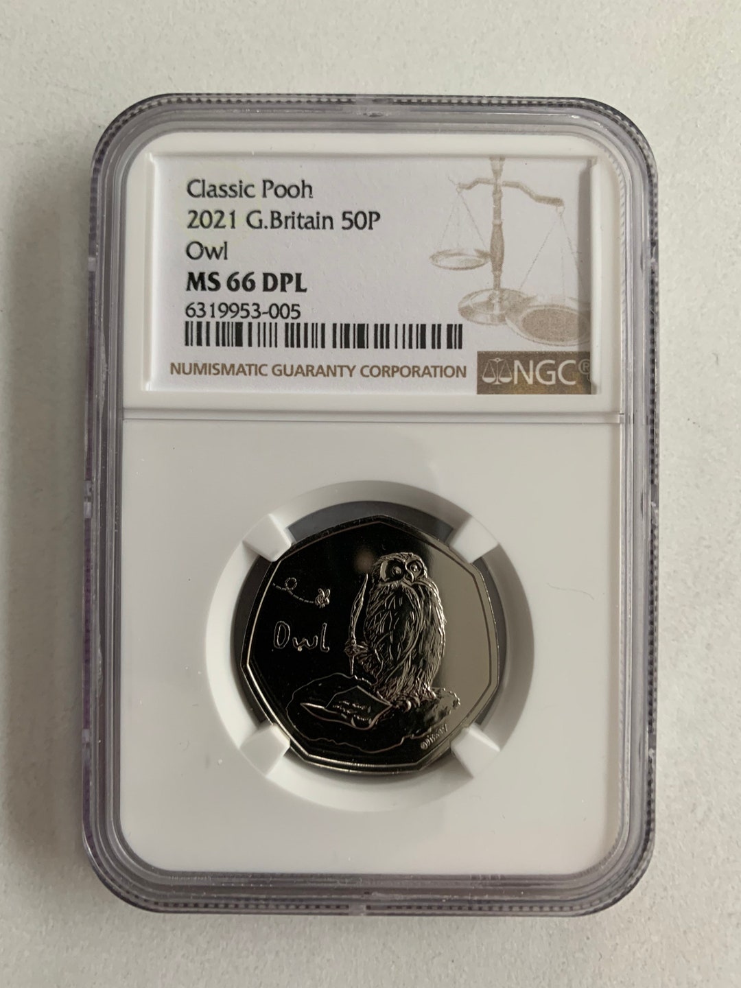 2021 Winnie the Poo Owl Coin NGC Graded MS66 - Etsy