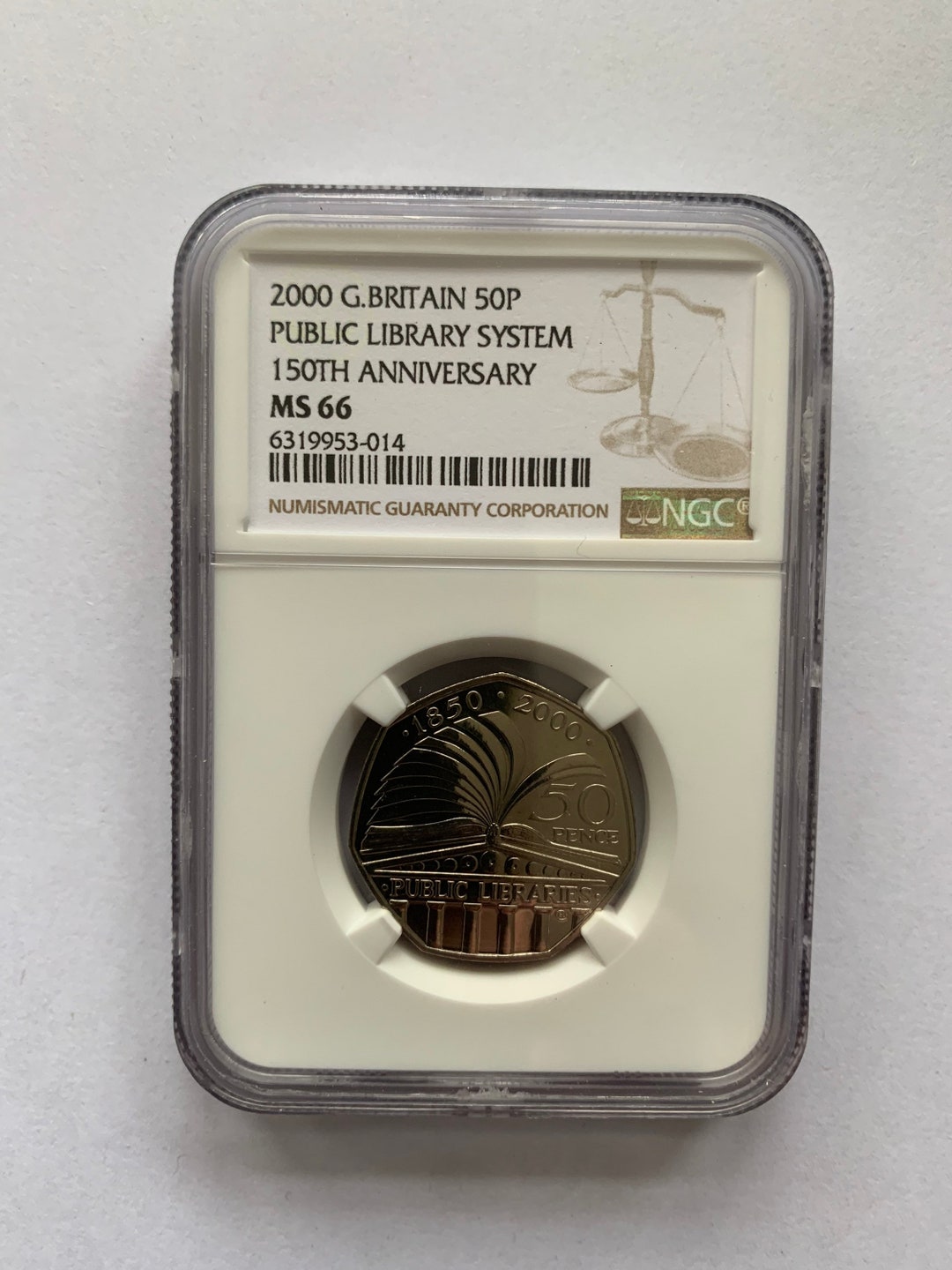 2000 Public Libraries 50p NGC Graded MS66 - Etsy