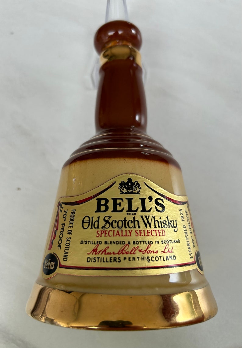 Collectable Wade Bell's Scotch Whisky Decanter 6 2/3 FL OZ Silver and ...