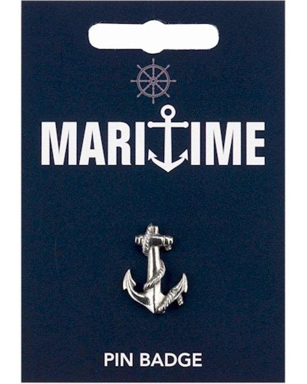 Maritime Ships Anchor Silver Pewter Pin Badge Tie Pin - Etsy