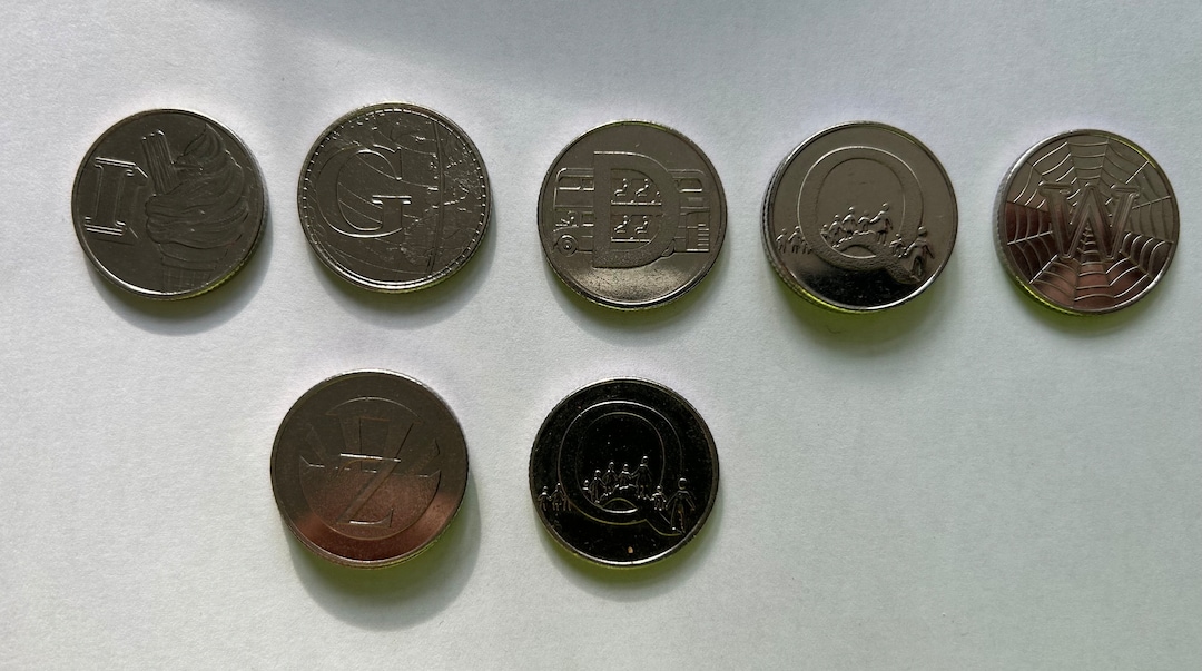 2018-2019 A to Z Alphabet 10p UK Coins - Etsy UK