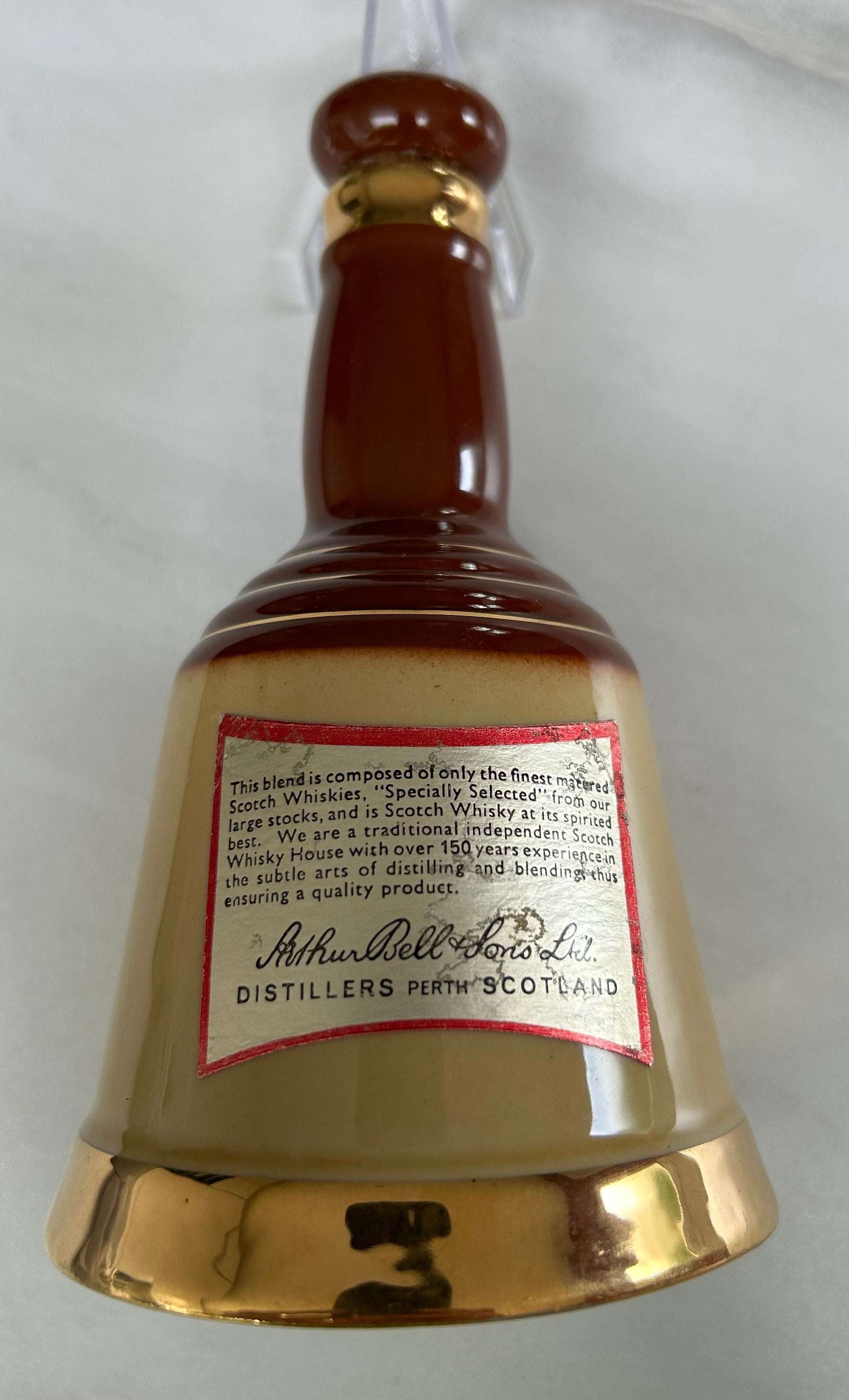 Collectable Wade Bell's Scotch Whisky Decanter 6 2/3 FL OZ Silver and ...