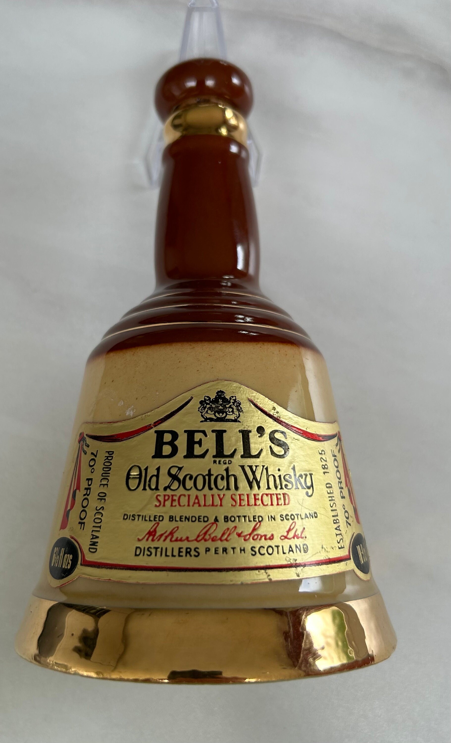 Collectable Wade Bell's Scotch Whisky Decanter 6 2/3 FL OZ Silver and ...