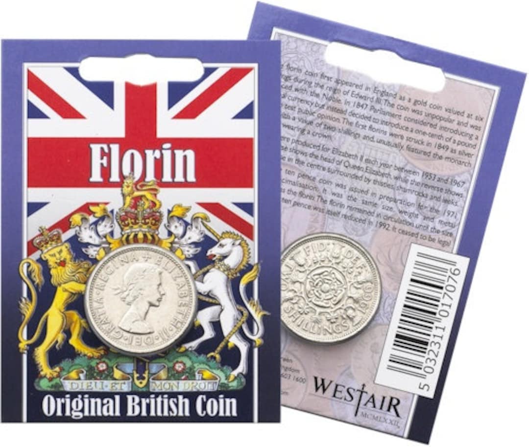 Elizabeth II Florin Coin Pack - Etsy