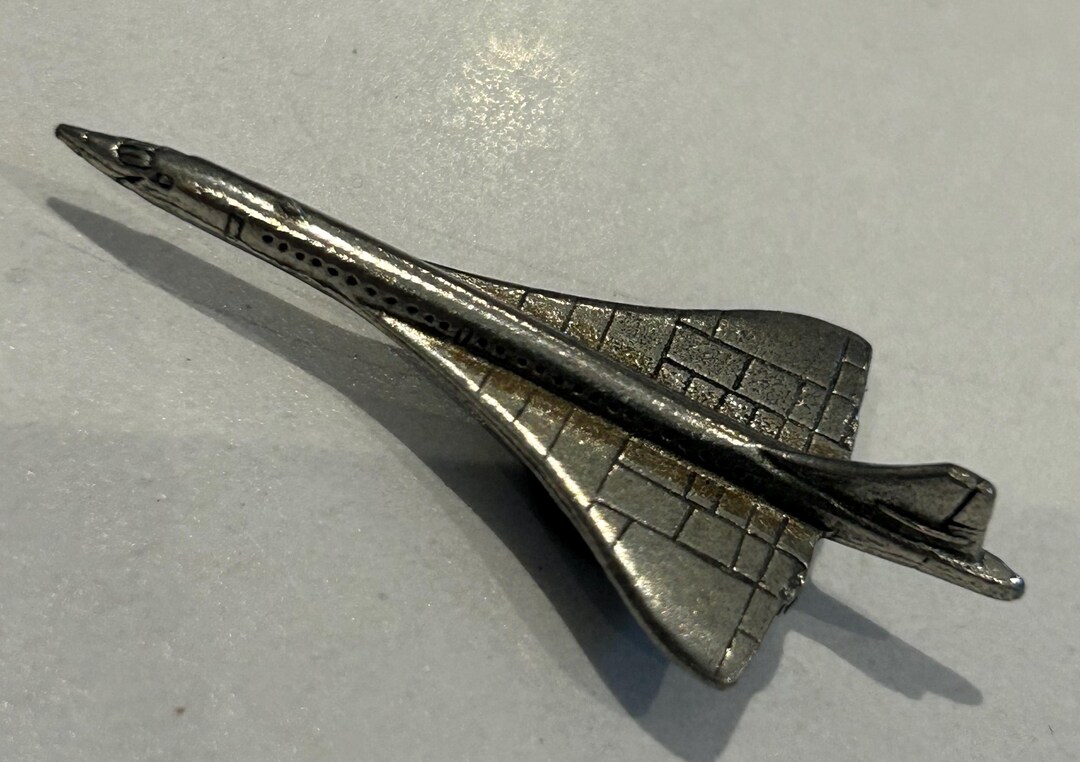 Concorde Supersonic 3D Model Handcrafted in Solid Pewter Fridge Magnet ...