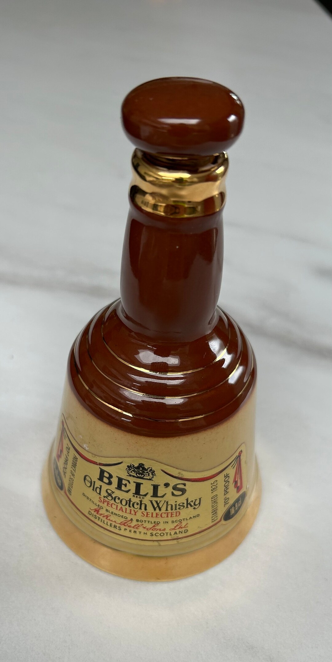 Collectable Wade Bell's Scotch Whisky Decanter 6 2/3 FL OZ Silver and ...