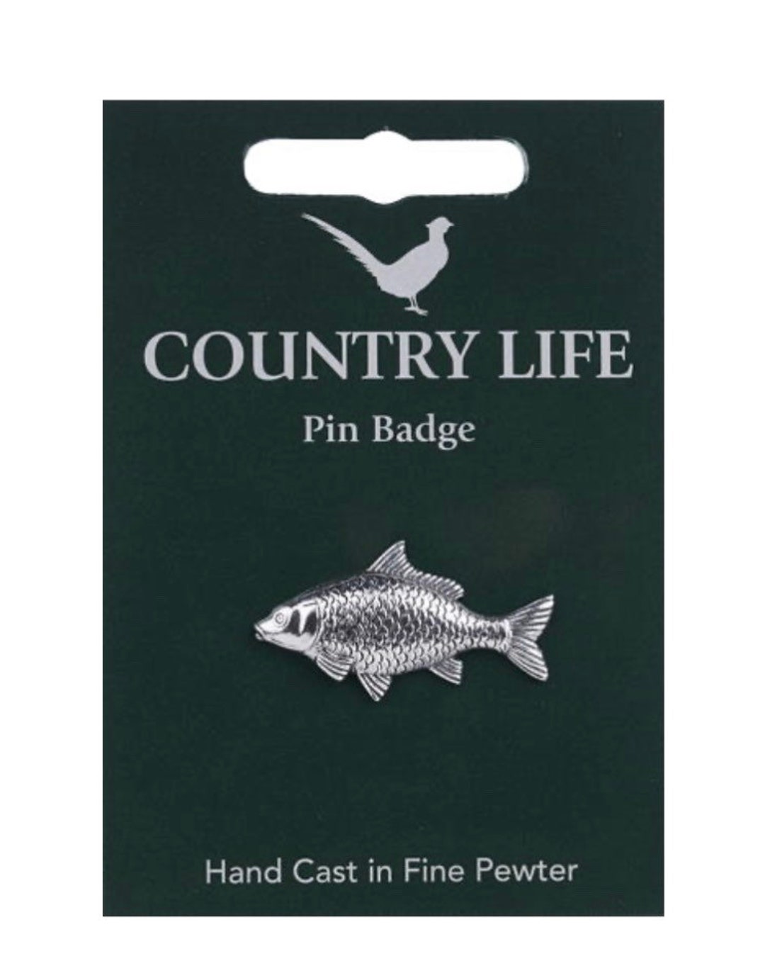 Carp Silver Pewter Pin Badge - Etsy
