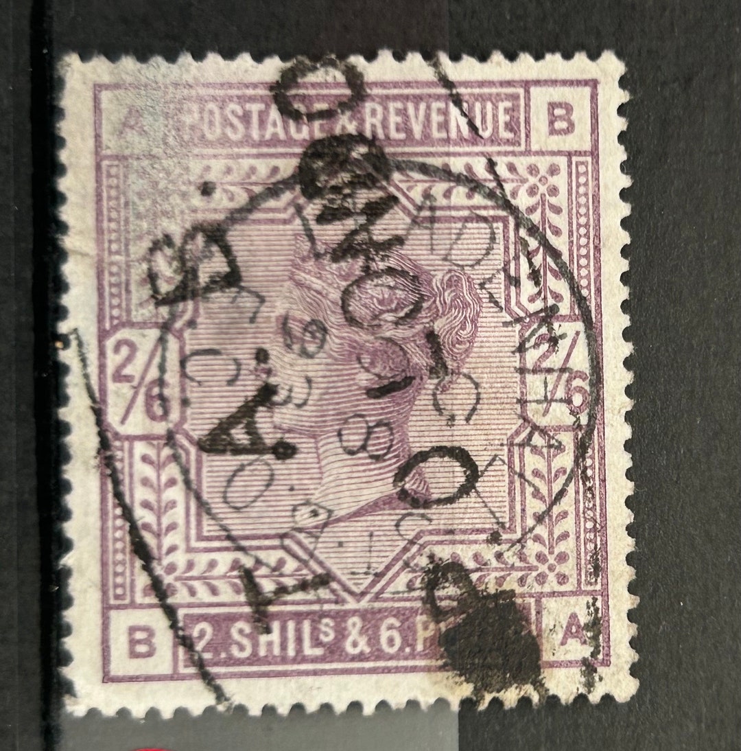 1883 -1884 Queen Victoria 2s 6d Lilac SG178 Used Postage Stamp - Etsy