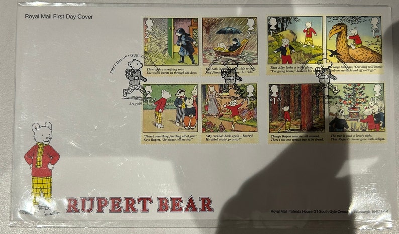 Rupert the Bear First Day Cover 2020 - Etsy