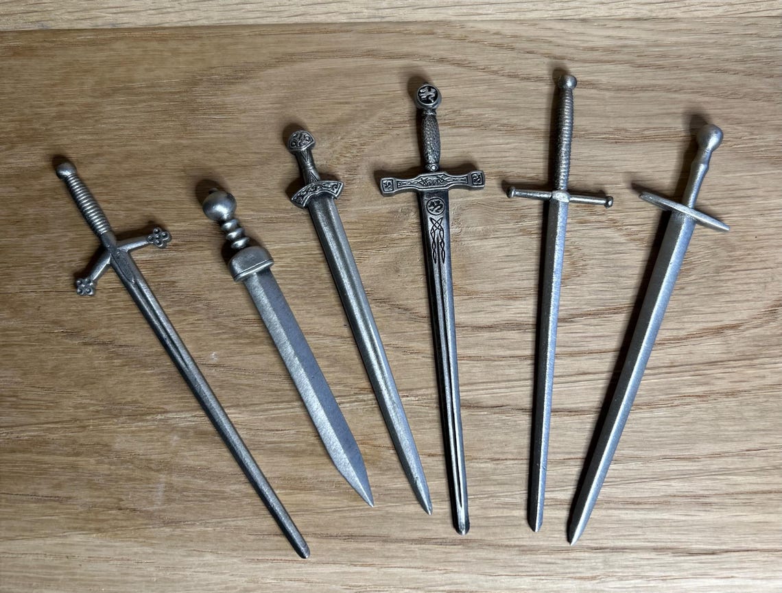 Roman Short Sword Gladius Pewter Letter Opener - Etsy