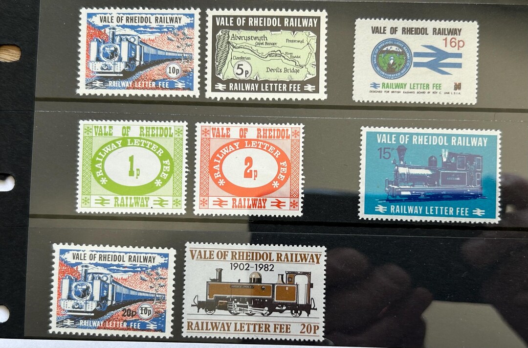 Vale of Rheidol Railway Letter Fee Stamps - Etsy