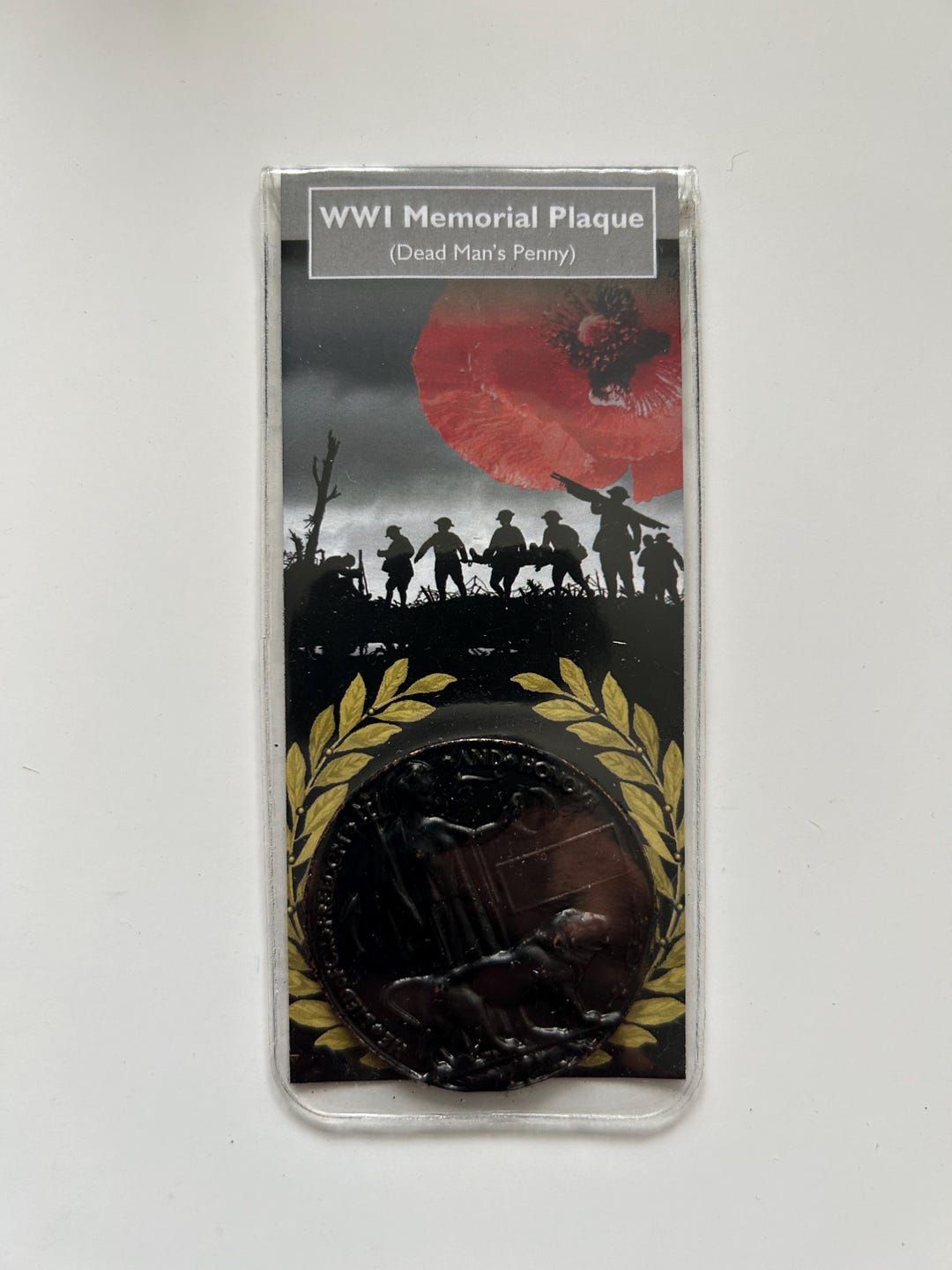 World War 1 WW1 Memorial Death Plaque Dead Mans Penny - Etsy