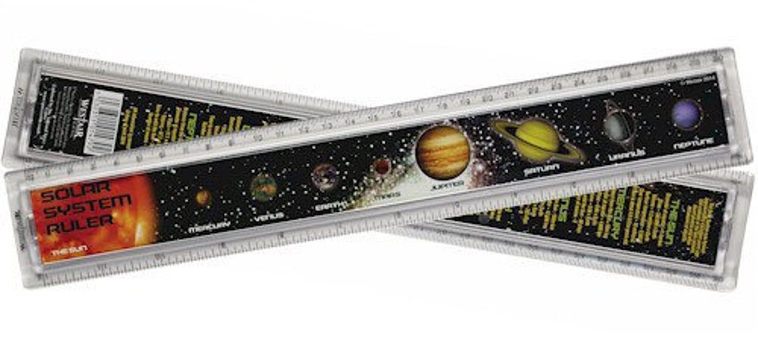 Solar System Plastic Ruler 30cm - Etsy