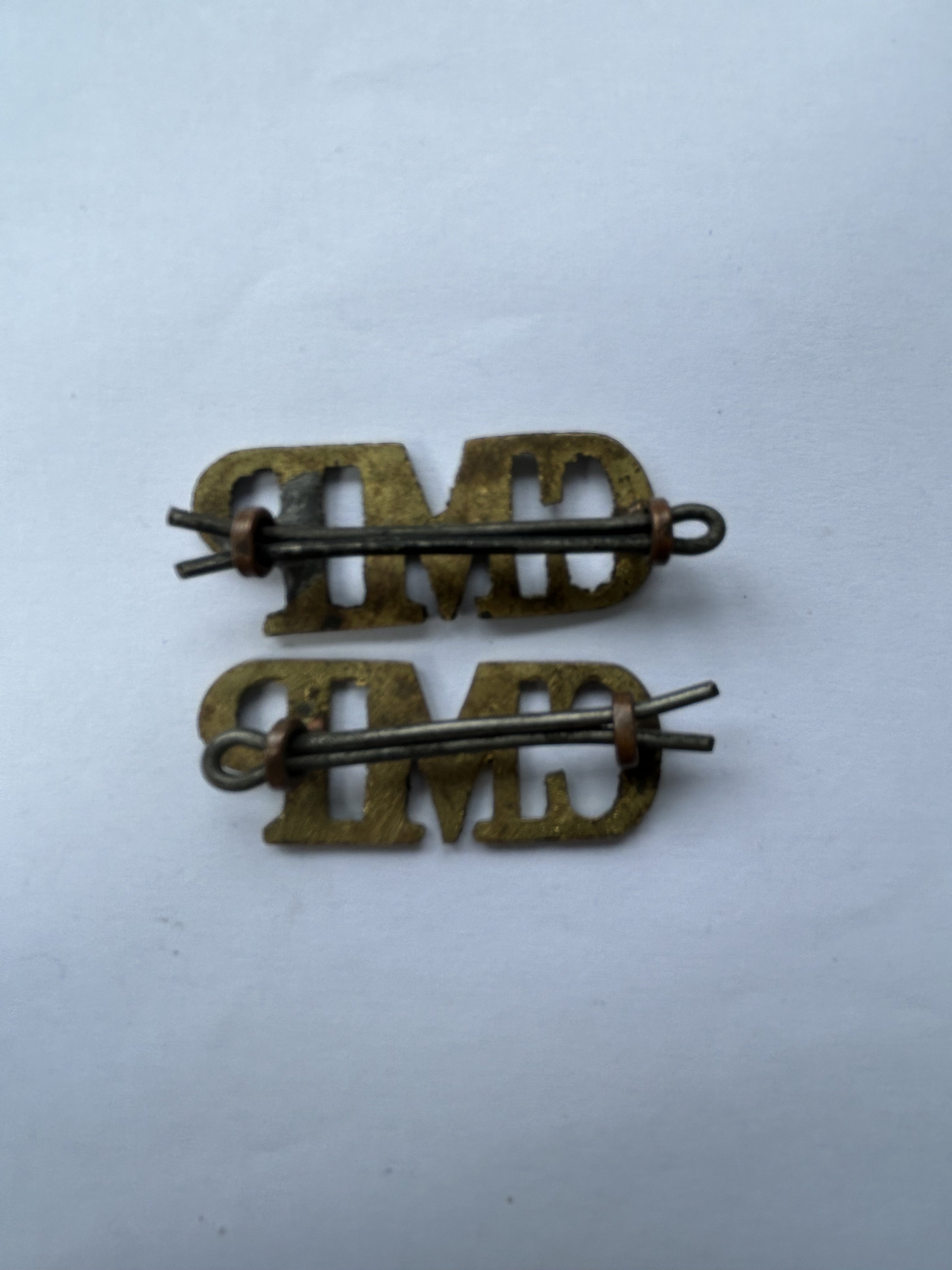 Original British Army WW1 Corps of Military Police Brass Shoulder Title ...