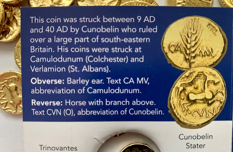 Reproduction Cunobelin Gold Stater Coin - Etsy