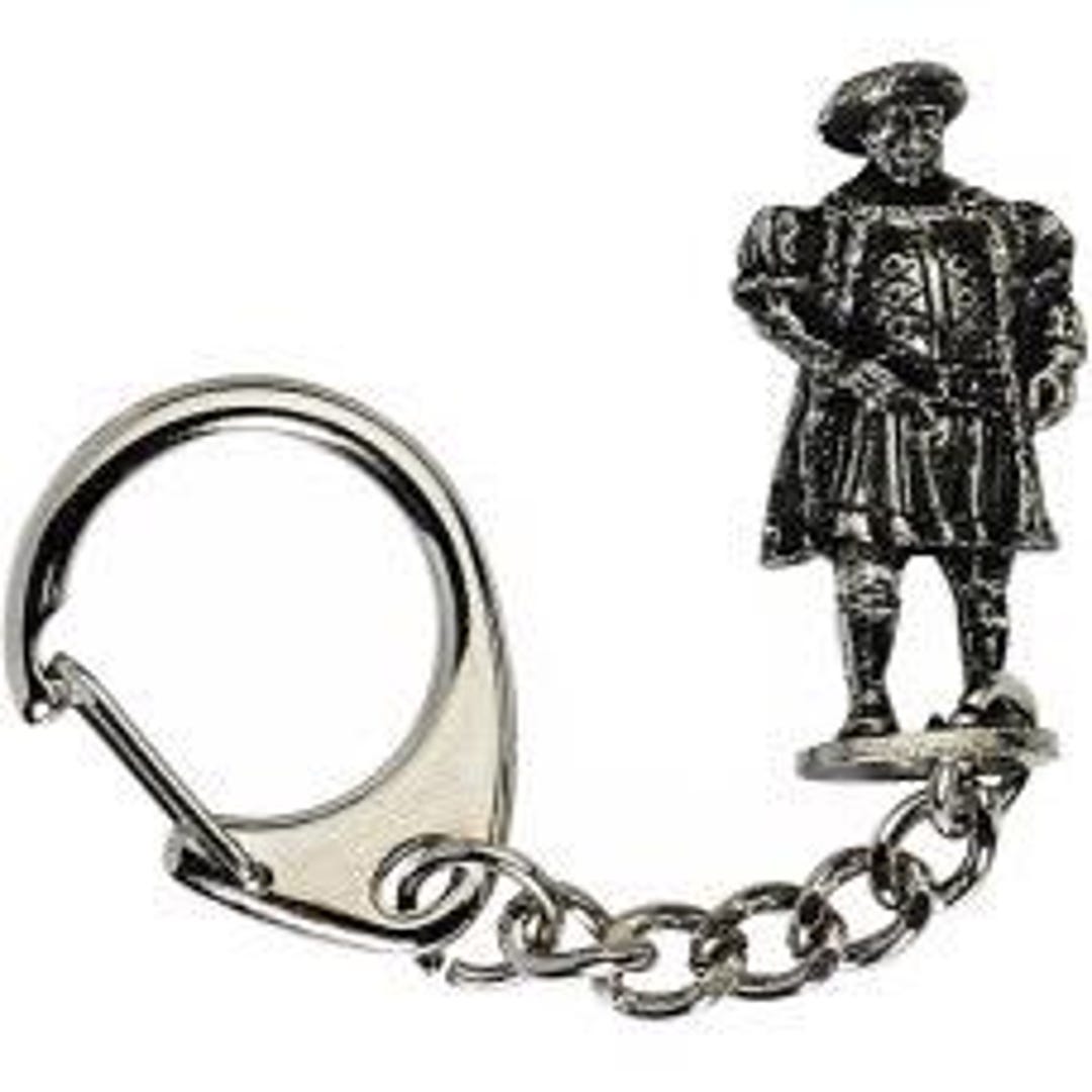 Henry VIII 3D Model Handcrafted in Solid Pewter Keyring - Etsy