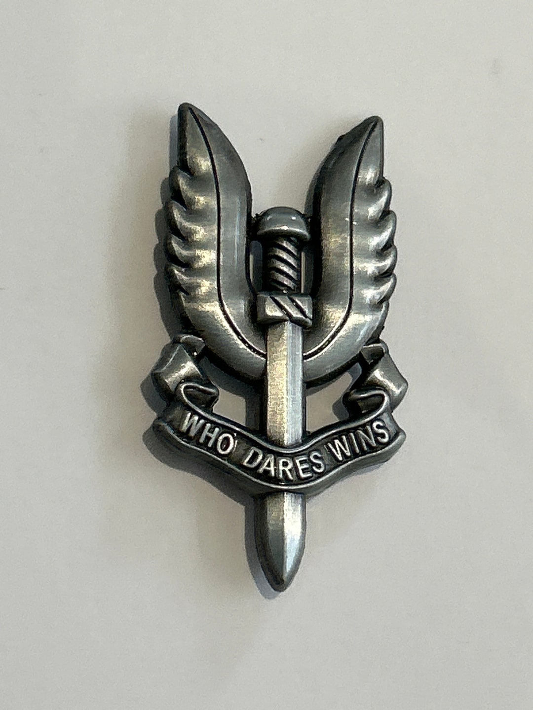 SAS British Army Special Air Service Who Dares Wins Metal Military Forces Badge Pin - Etsy