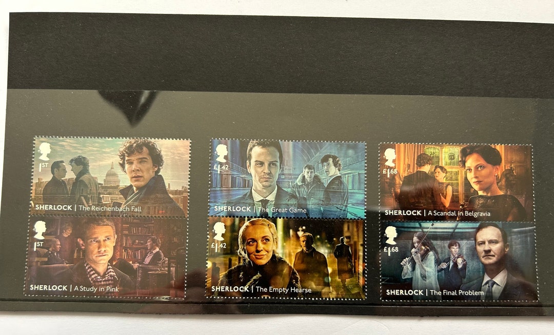 2020 Sherlock Holmes Stamp Set - Etsy