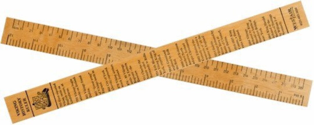 Viking History Wooden Timeline Ruler 30cm - Etsy