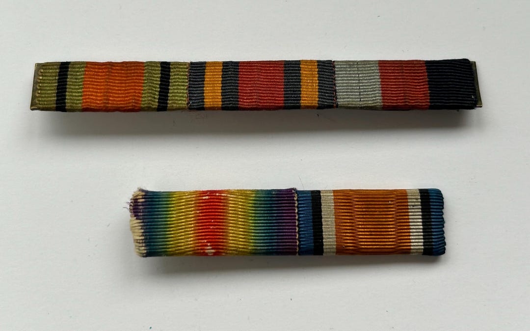 WWII Pair of Military Ribbon Bars - Etsy
