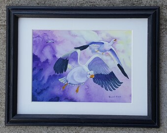 Snow Geese Painting - Etsy
