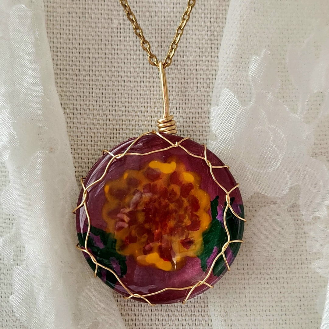 October Birth Month Flower Pendants With Pink Tourmaline October ...