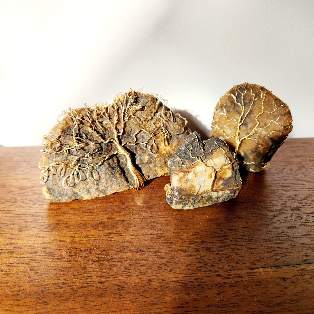 Two Sided Tree of Life Stone Table Decorations, Stable to Stand by Self ...