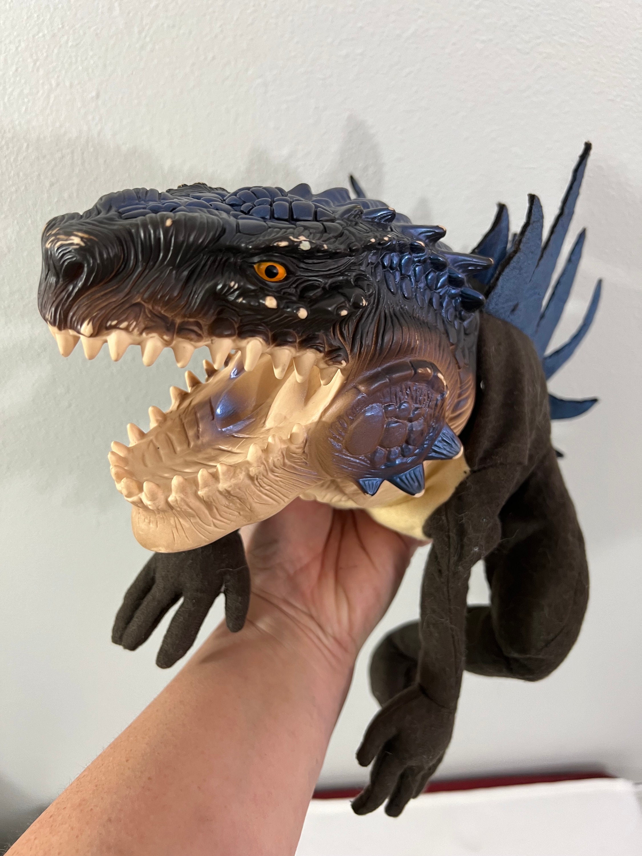 1998 Godzilla Hand Puppet - Etsy