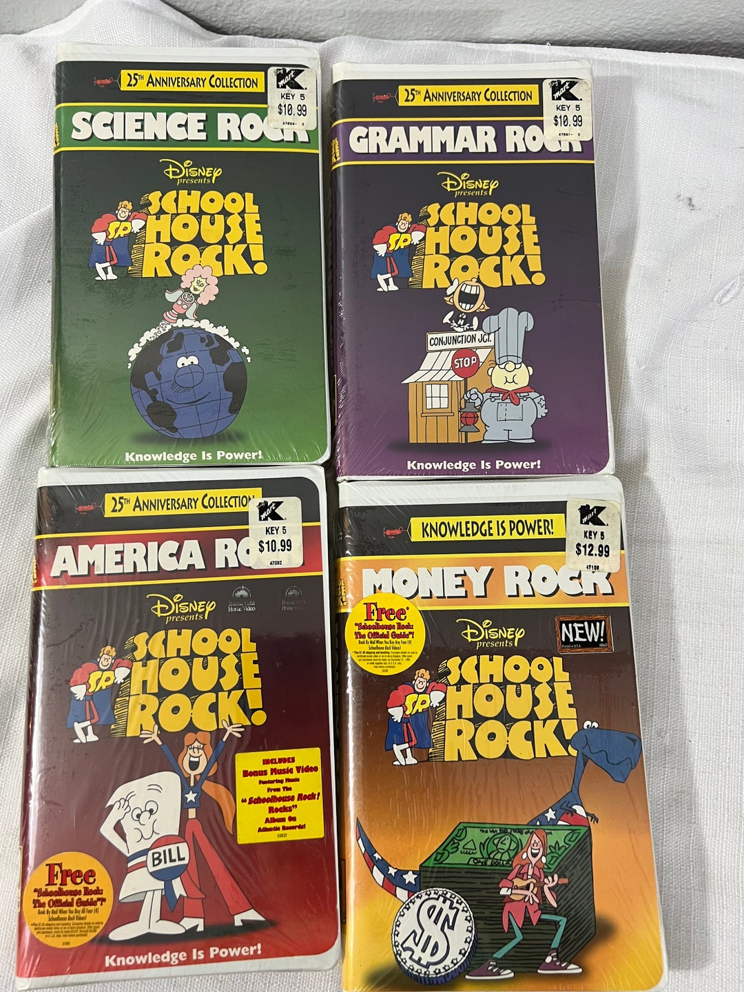 Lot of 4 Schoolhouse Rock Vhs All Sealed - Etsy