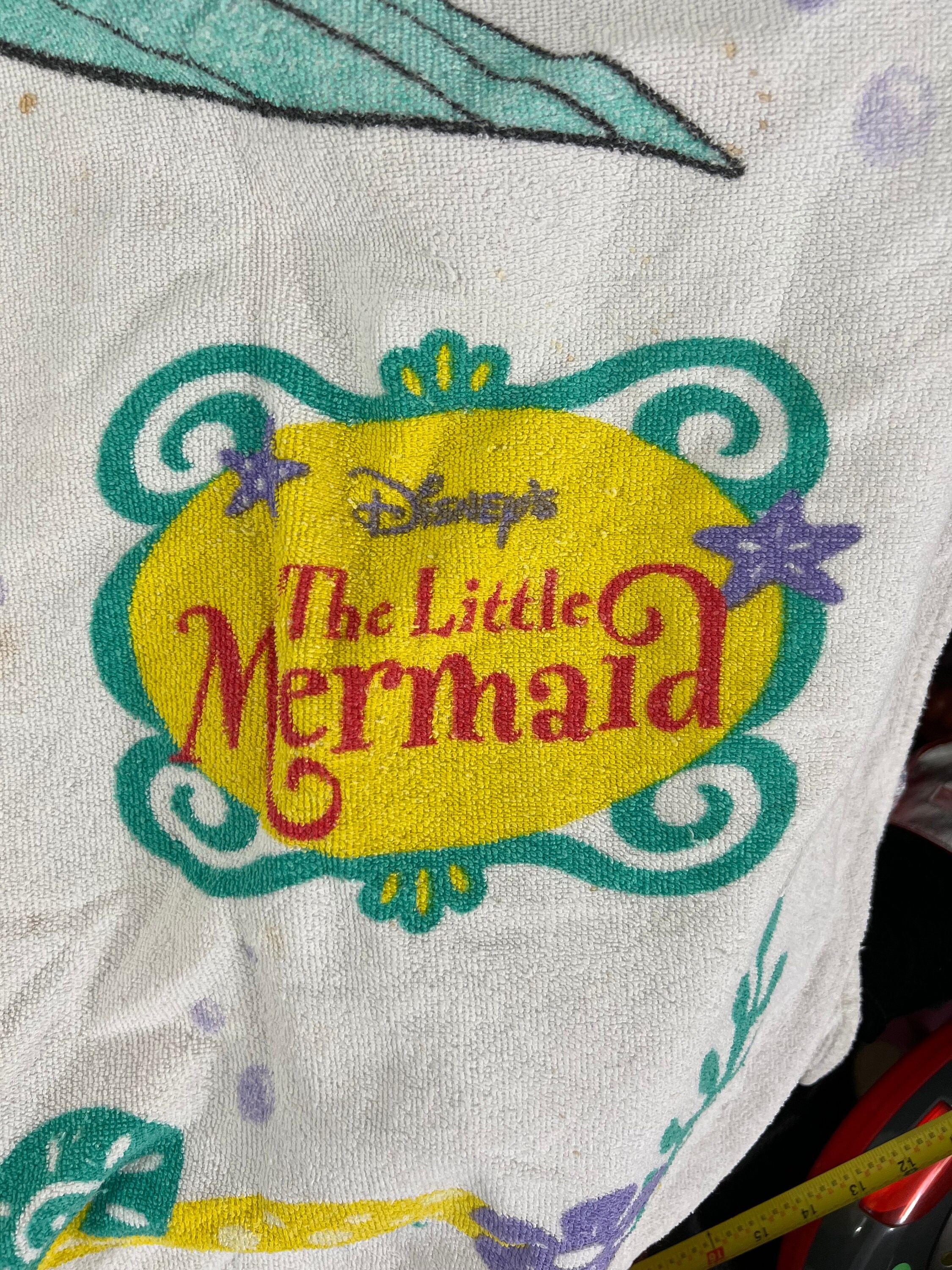 Vintage Little Mermaid Towel - Etsy
