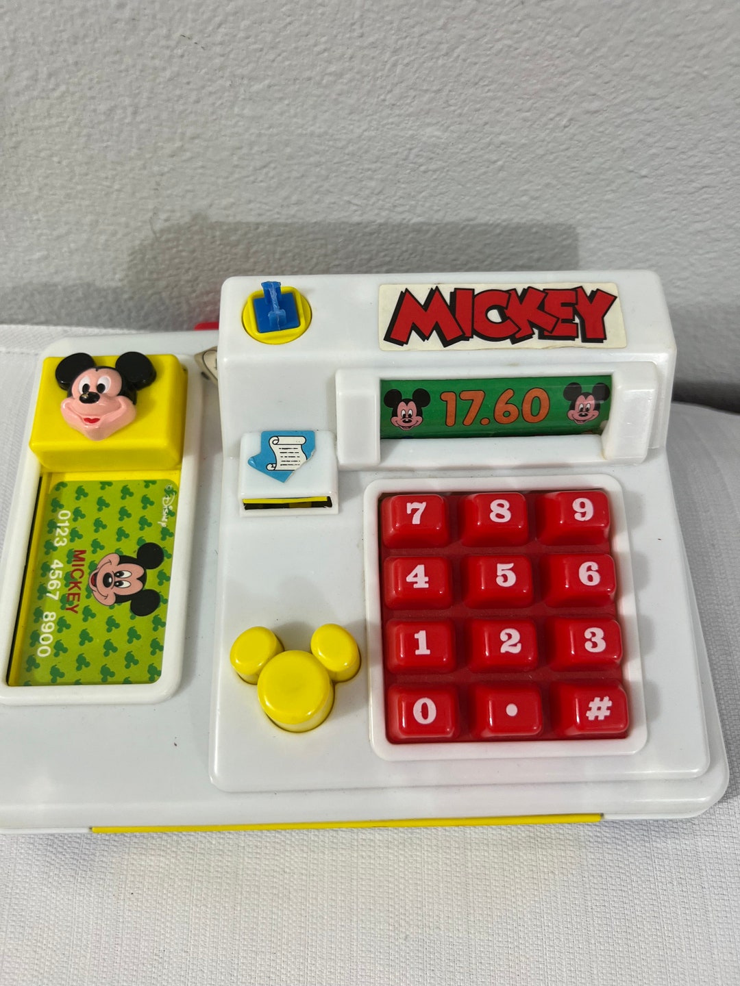 Vintage Mickey Mouse Cash Register - Etsy
