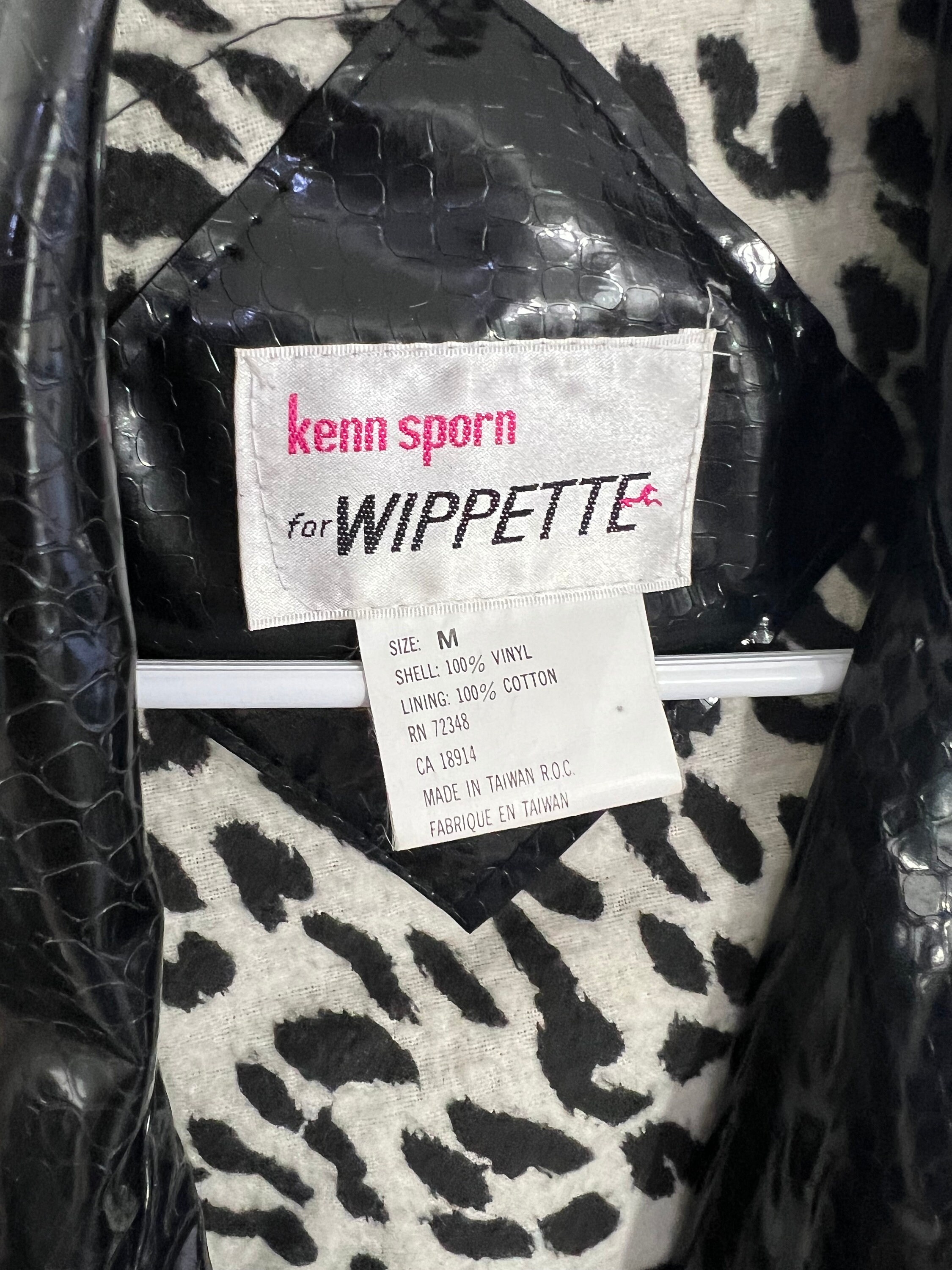 Vintage Kenn Sporn for Wippette Vinyl Coat Size M - Etsy