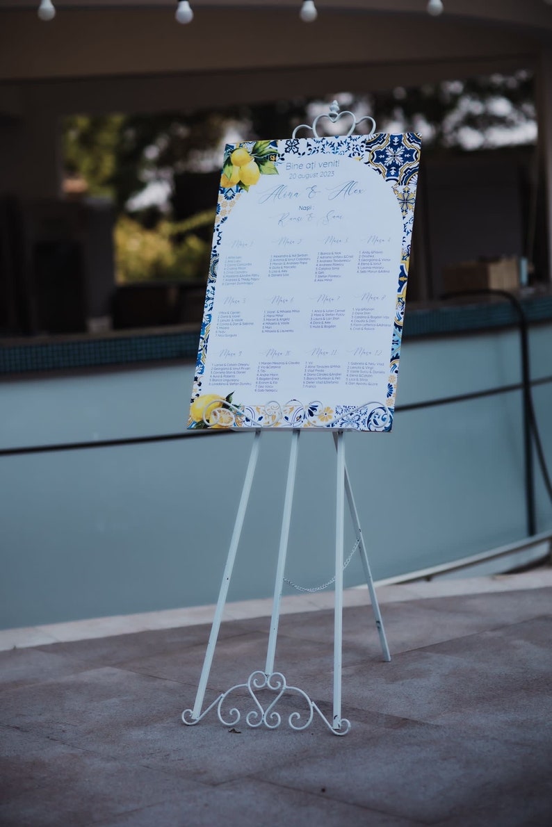 Mediterranean Italian Welcome Sign, Lemon Welcome Sign, Positano ...
