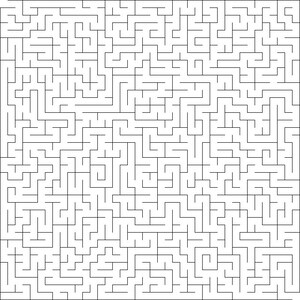 Set2 - 10 DIFFICULT Mazes for FUN or for Vision Therapy - Red Writing ...