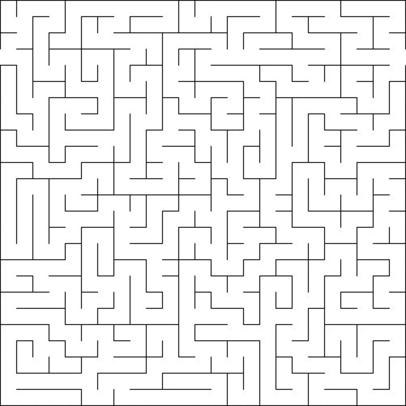 Set1 - 10 INTERMEDIATE Mazes for FUN or for Vision Therapy - Red ...