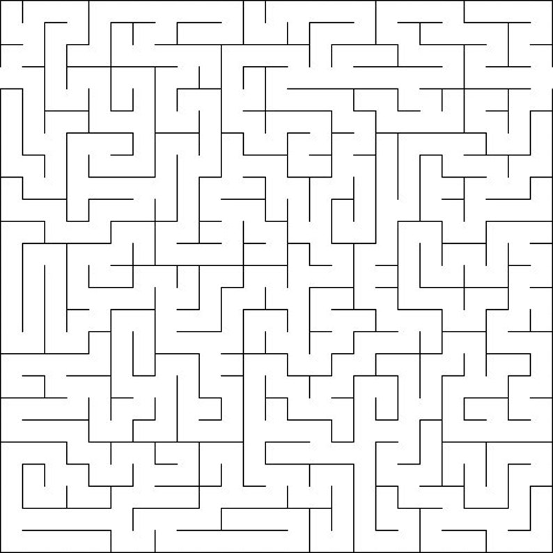 Set1 - 10 INTERMEDIATE Mazes for FUN or for Vision Therapy - Red ...