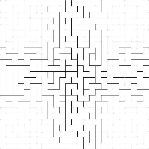 Set1 - 10 INTERMEDIATE Mazes for FUN or for Vision Therapy - Red ...