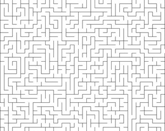 Set1 - 10 BEGINNER Mazes for FUN or for Vision Therapy - Red Writing - Etsy