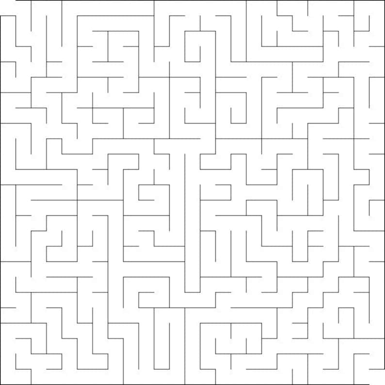 Set2 - 10 INTERMEDIATE Mazes for FUN or for Vision Therapy - Red ...