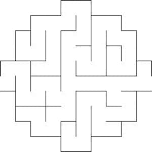 Set3 - 10 BEGINNER Mazes for FUN or Vision Therapy - Red Writing - Etsy